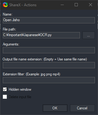 Actions not executing script · Issue #5972 · ShareX/ShareX · GitHub