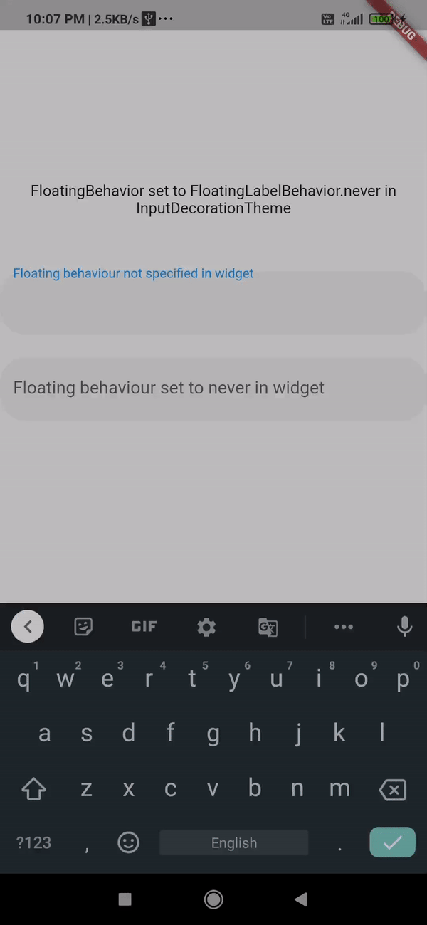 FloatingLabelBehaviour not being inherited from InputDecorationTheme · Issue #70625 · flutter ...