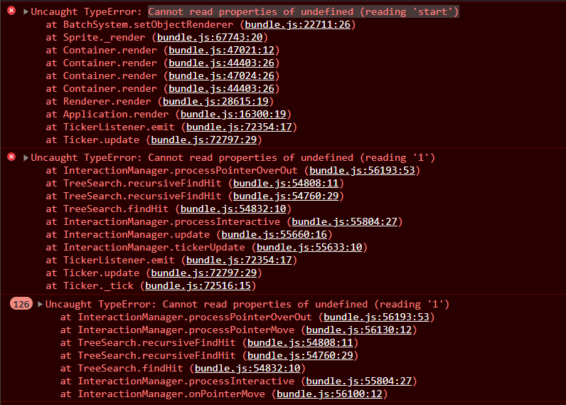 pixi.js 5.1.5 - "Cannot read property 'start' of undefined" · Issue #6171 · pixijs/pixijs · GitHub