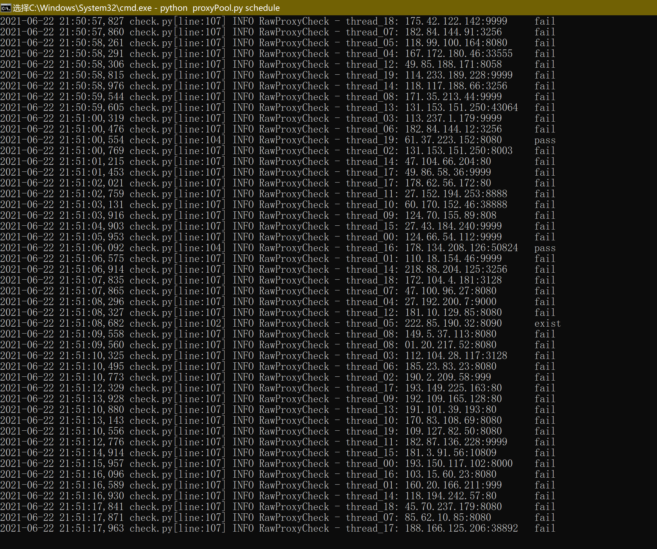 无法启动 · Issue #579 · jhao104/proxy_pool · GitHub
