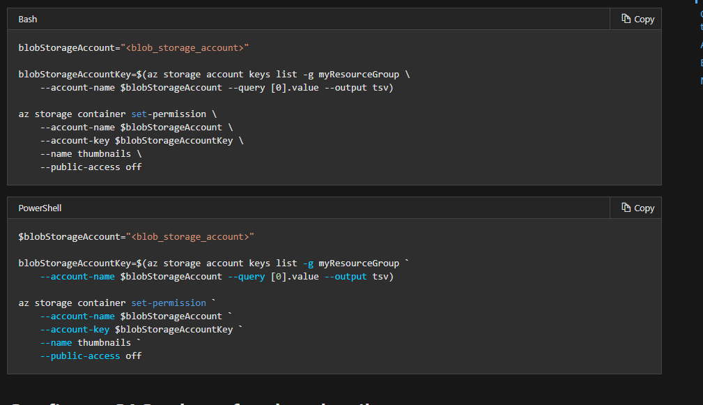 Wrong code in PS windows. · Issue #67955 · MicrosoftDocs/azure-docs · GitHub