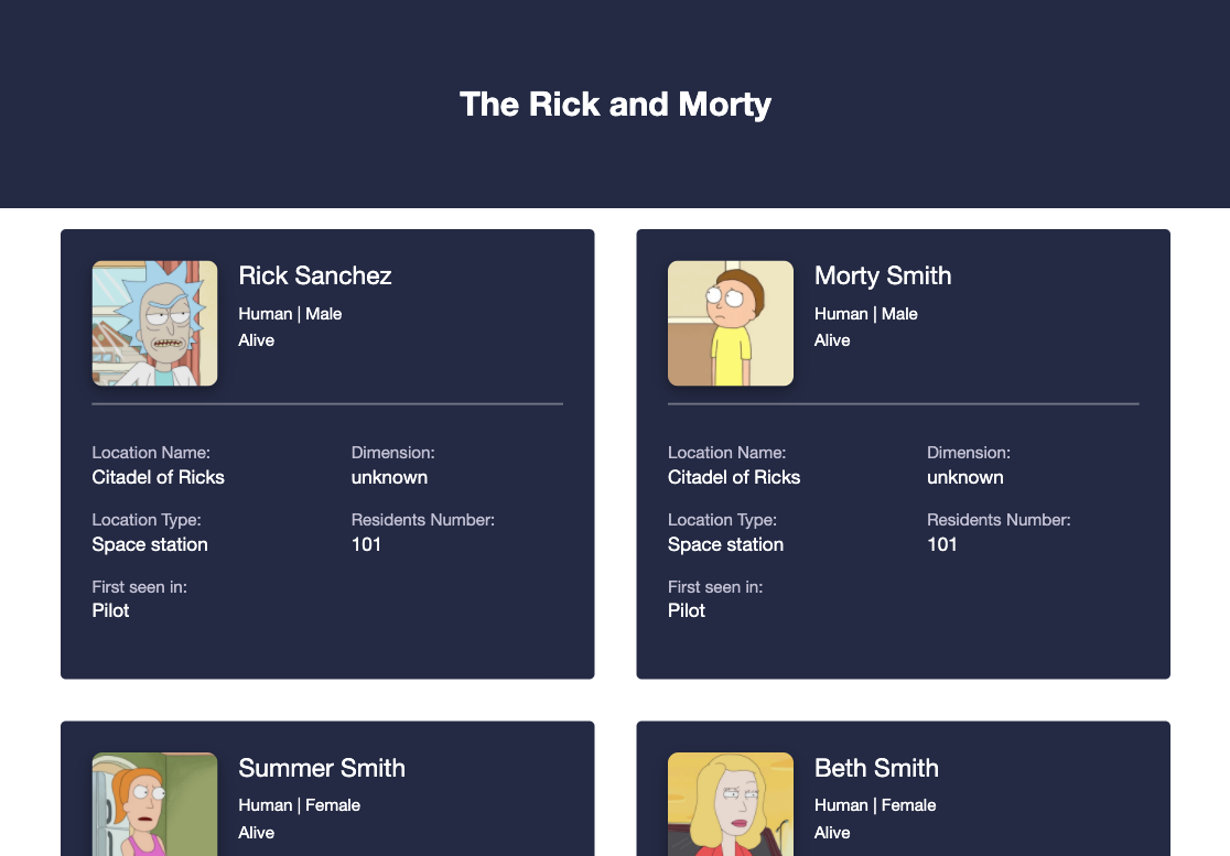 GitHub - MohamadAlkel/rickandmortyapi