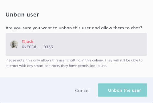 Unban button copy is not centred in the button. · Issue #2932 ...
