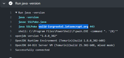 ISRG Root X1 not trusted in default Java JDK (SonarQube plugin fails) · Issue #4196 · actions ...