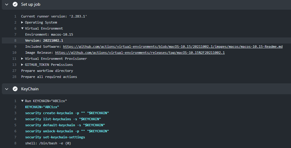 [macOS] Keychain "Process completed with exit code 2." · Issue #4229 · actions/runner-images ...