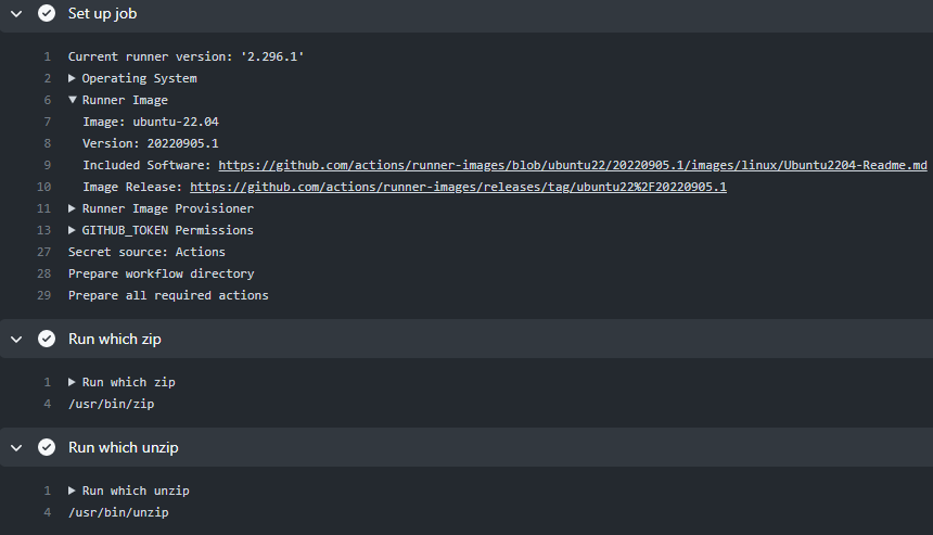 Ubuntu2204 - Unzip, zip not found · Issue #6212 · actions/runner-images · GitHub