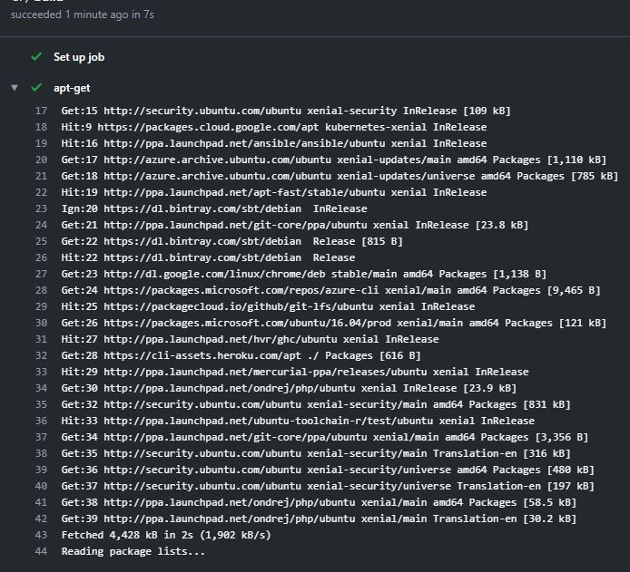 apt-get failing. Broken apt list? · Issue #443 · actions/runner-images · GitHub