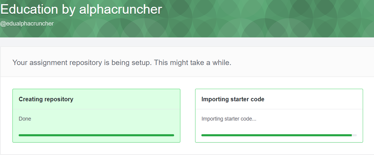 Importing starter code hang · Issue #1785 · github-education-resources/classroom · GitHub