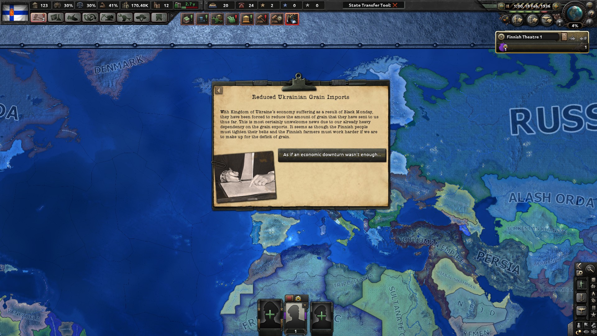 Exportimport Mistake In Finland Grain Event · Issue 3928 · Kaiserreichkaiserreich 4 Bug
