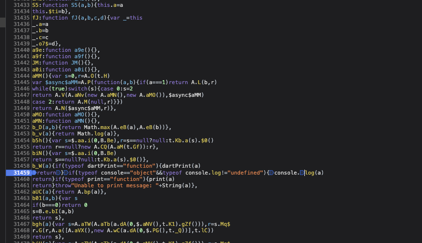 Getting `NoSuchMethodError: method not found: 'toString' on null` in Production for Flutter web ...