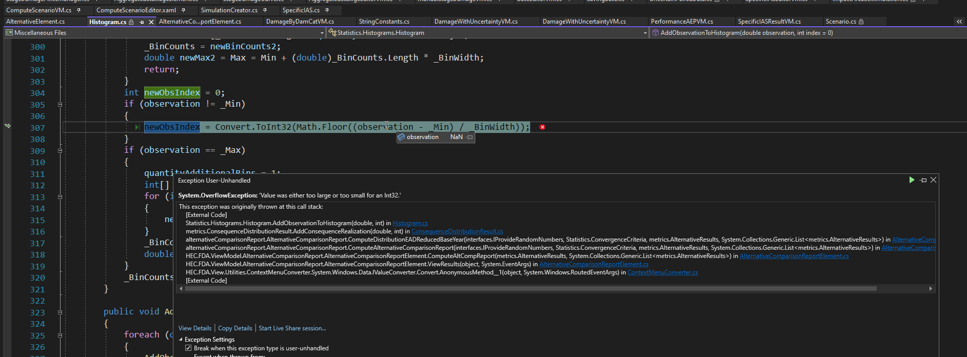 Exception when computing Alt Comp Report · Issue #303 ...