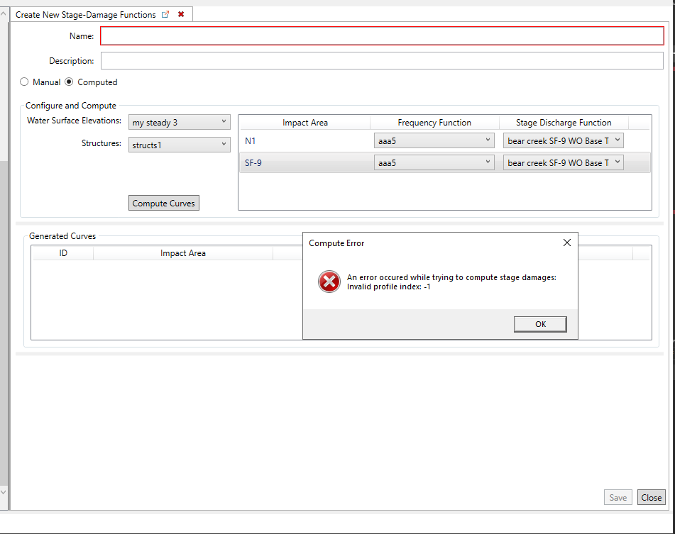 Stage Damage Compute Bug · Issue #626 · HydrologicEngineeringCenter/HEC-FDA · GitHub