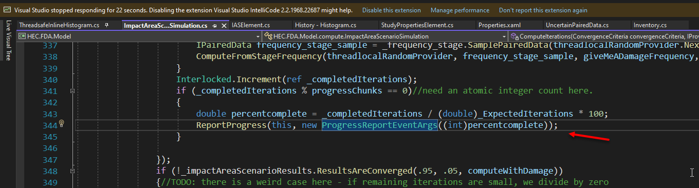 specific impact area scenarios are incrementing by 2 instead of 1 in the progress bar · Issue ...