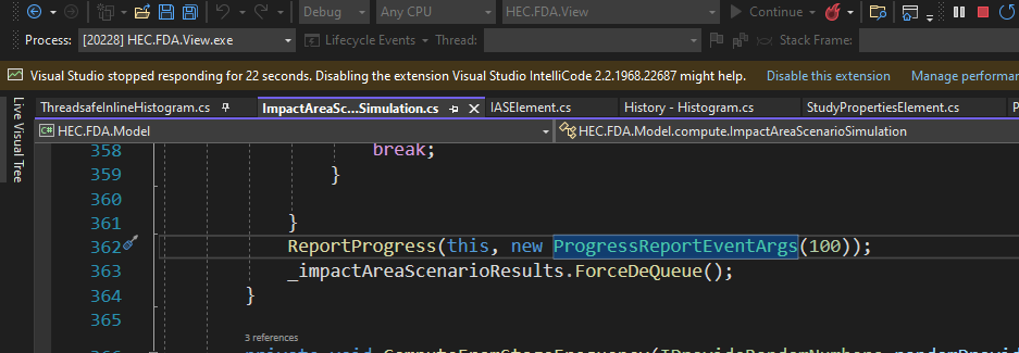 specific impact area scenarios are incrementing by 2 instead of 1 in the progress bar · Issue ...