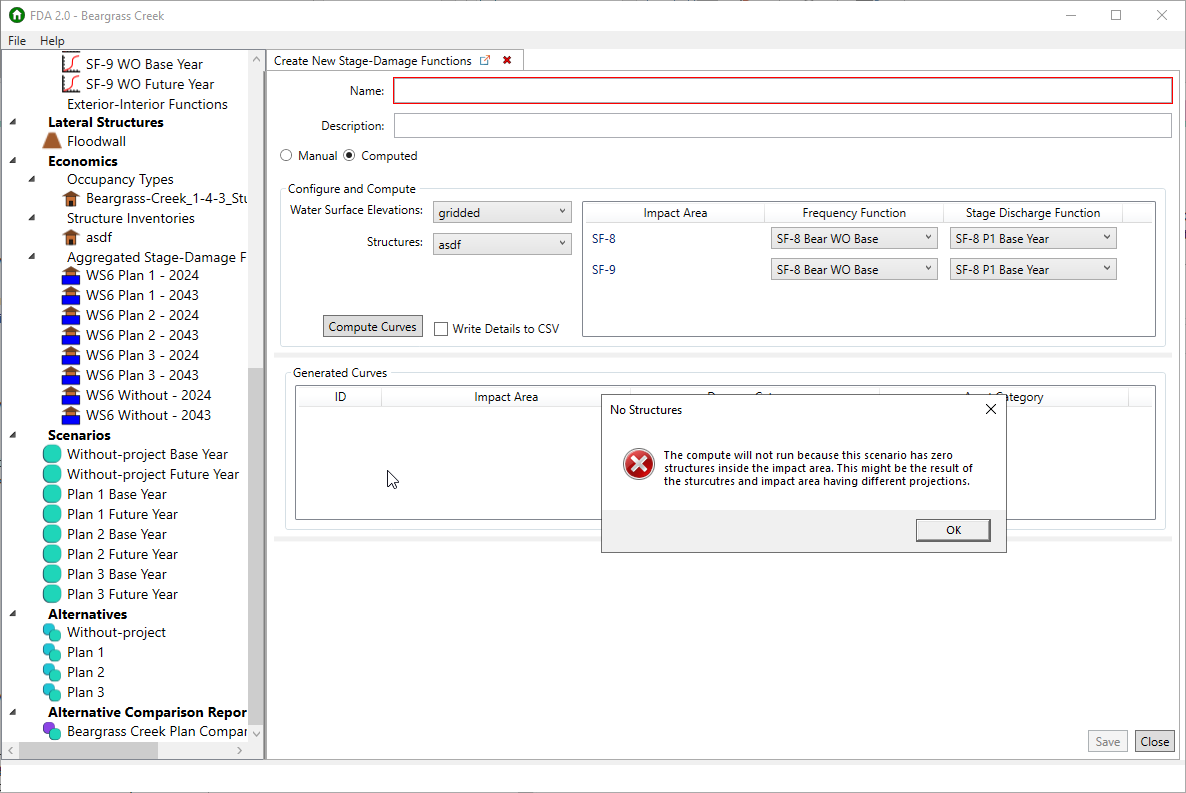 How to handle all structures outside polygon? · Issue #722 · HydrologicEngineeringCenter/HEC-FDA ...