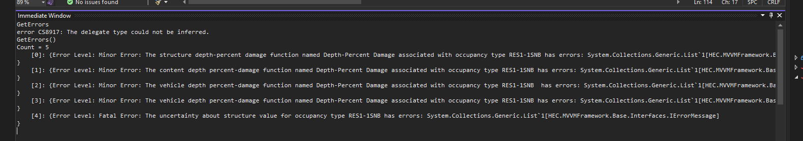 NPE when computing Aggregated stage damages · Issue #761 · HydrologicEngineeringCenter/HEC-FDA ...