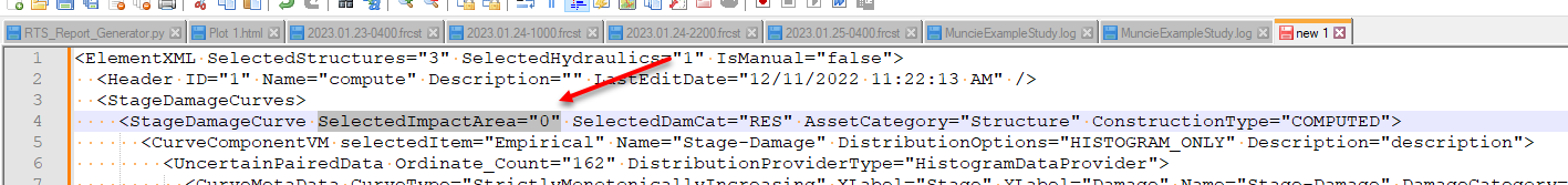 "Impact Area Row" showing up · Issue #787 · HydrologicEngineeringCenter/HEC-FDA · GitHub