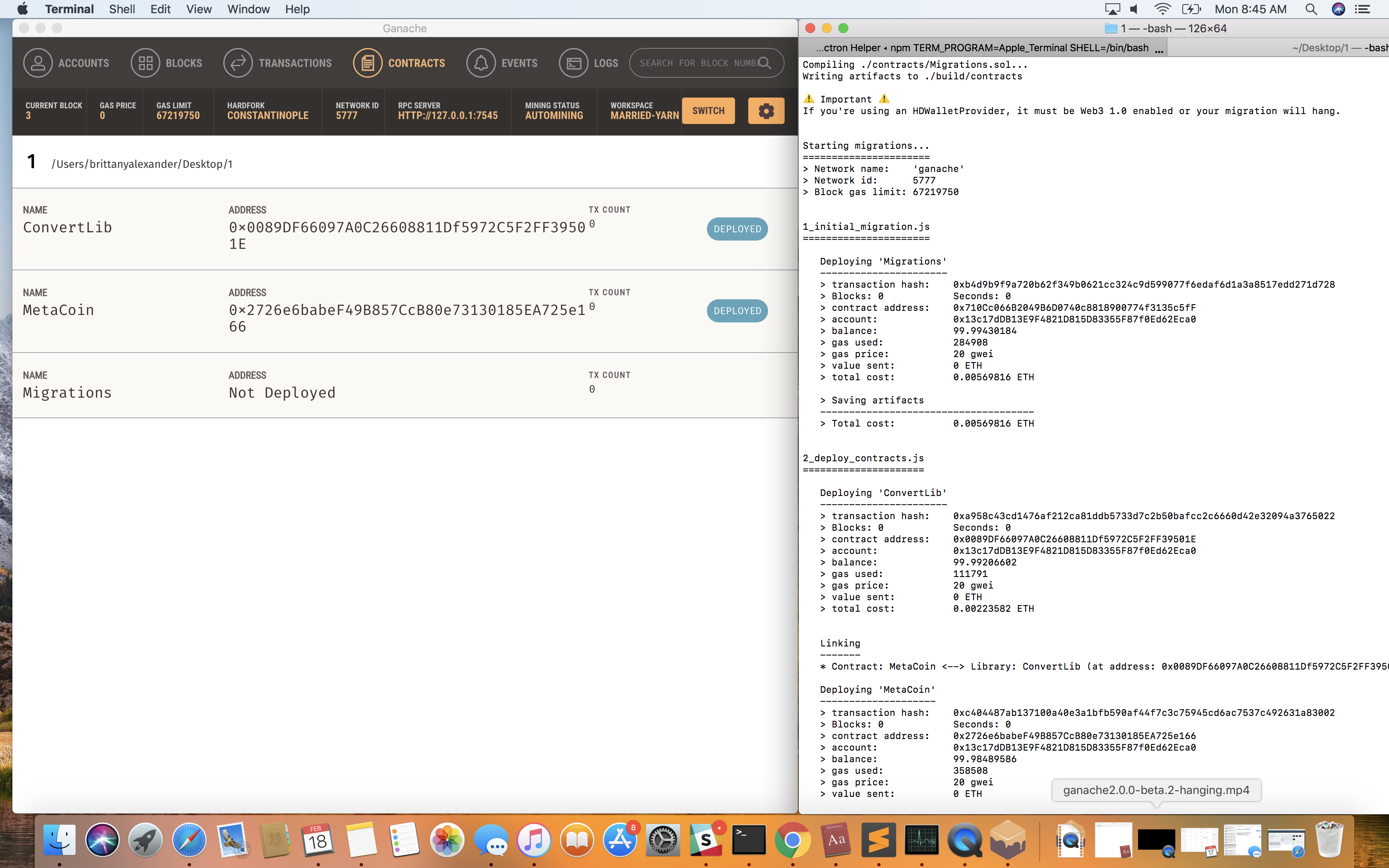 Ganache not displaying data for Migrations contract · Issue #1128 · trufflesuite/ganache-ui · GitHub