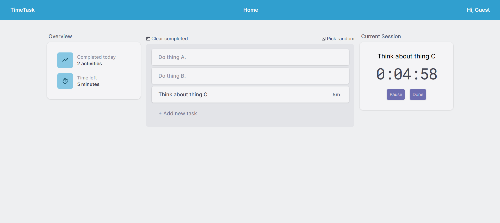 GitHub - elvstejd/timetask