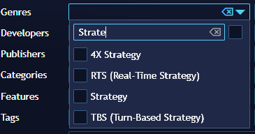 Dropdown menu: Focus text input on search · Issue #2833 · JosefNemec/Playnite · GitHub