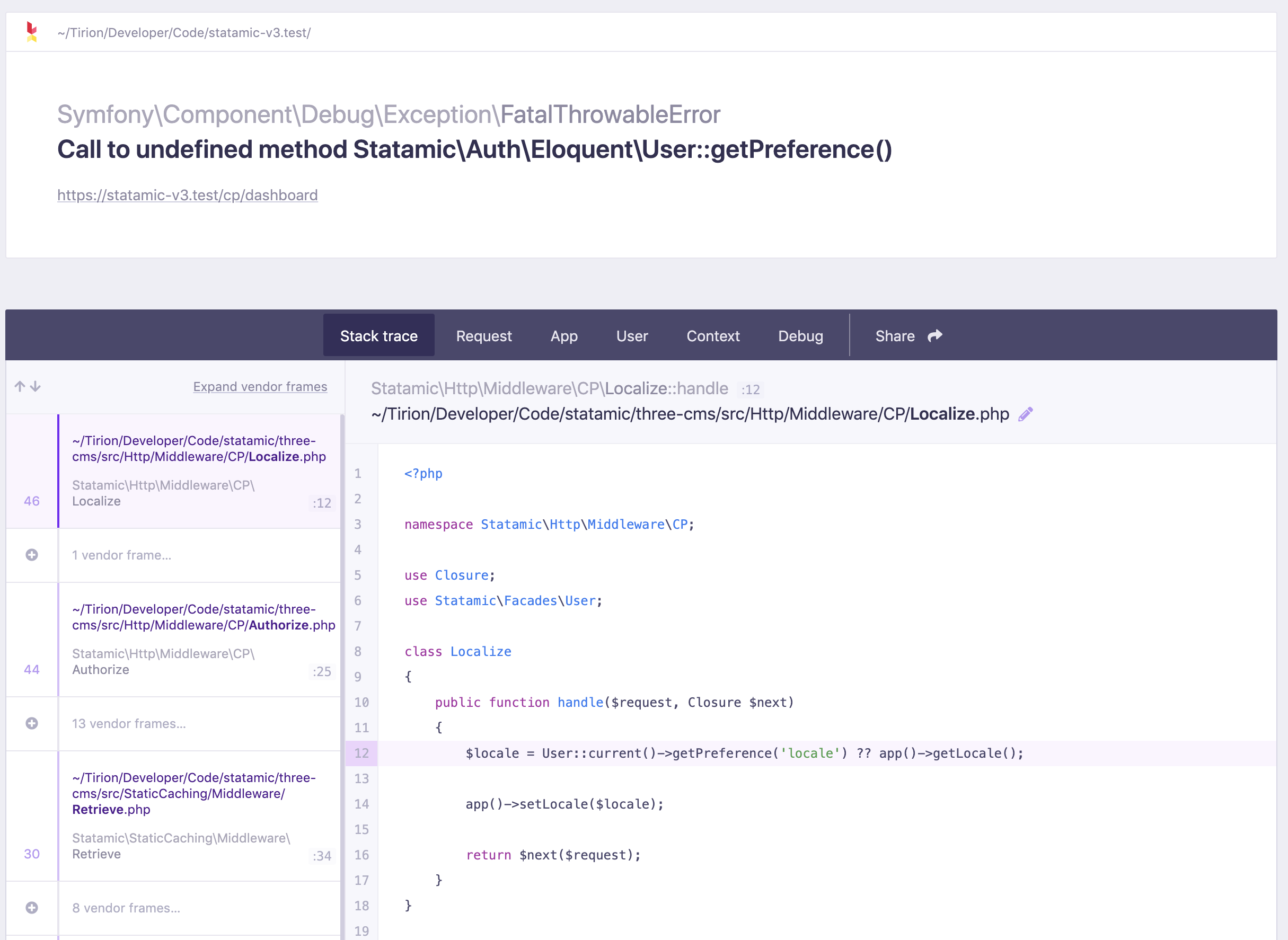 Eloquent users aren't loading preferences correctly · Issue #708 · statamic/cms · GitHub