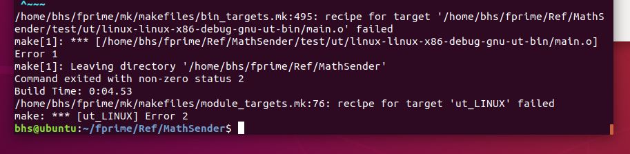 make ut - No rule to make target · Issue #22 · nasa/fprime · GitHub