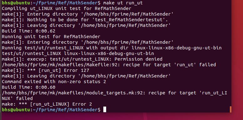 make ut - No rule to make target · Issue #22 · nasa/fprime · GitHub