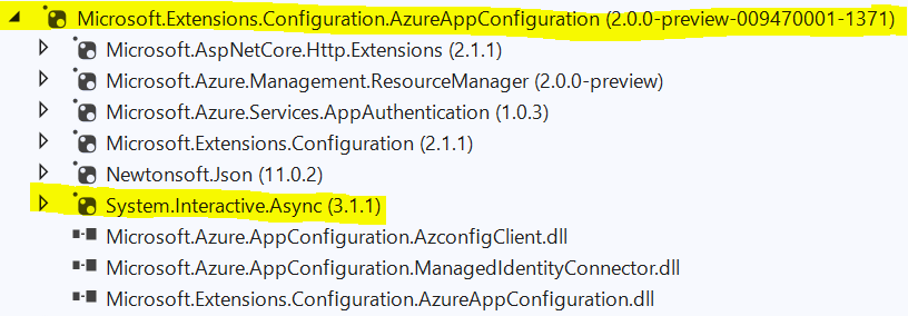 Conflicts IAsyncEnumerable class under .NET Core 3.0 · Issue #139 · Azure/AppConfiguration · GitHub