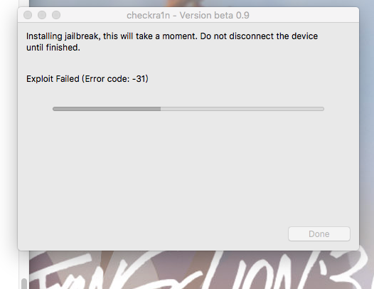 error 31 · Issue #34 · checkra1n/BugTracker · GitHub