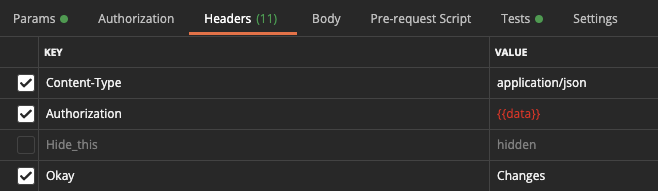 Hide unused headers in the documentation · Issue #8206 · postmanlabs/postman-app-support · GitHub
