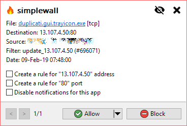 Show executable in blue and/or add its icon in notifications · Issue #344 · henrypp/simplewall ...
