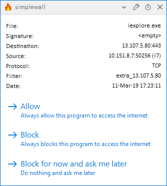 Show executable in blue and/or add its icon in notifications · Issue #344 · henrypp/simplewall ...