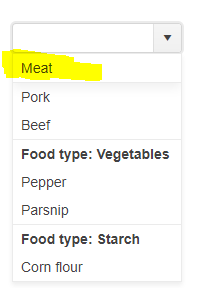 Grouped combobox with custom group header template : the first group header is ignored · Issue ...