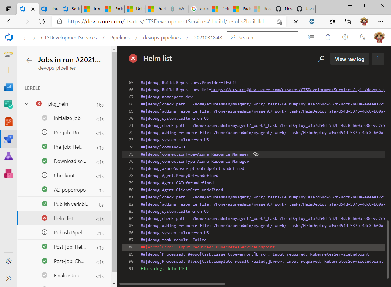 HelmDeploy could not able to work with SECRET variable in azureSubscription input · Issue #14616 ...