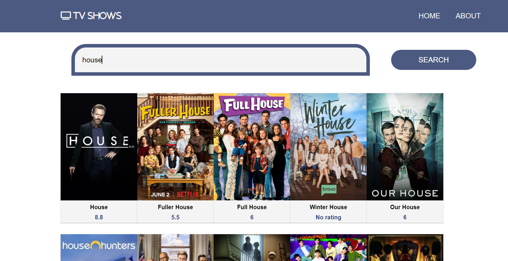 GitHub - raqeebhamza/TV-Shows-react: React application, which integrate the tvmaze api for ...