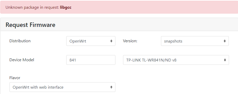 Unknown package in request · Issue #156 · openwrt/asu · GitHub