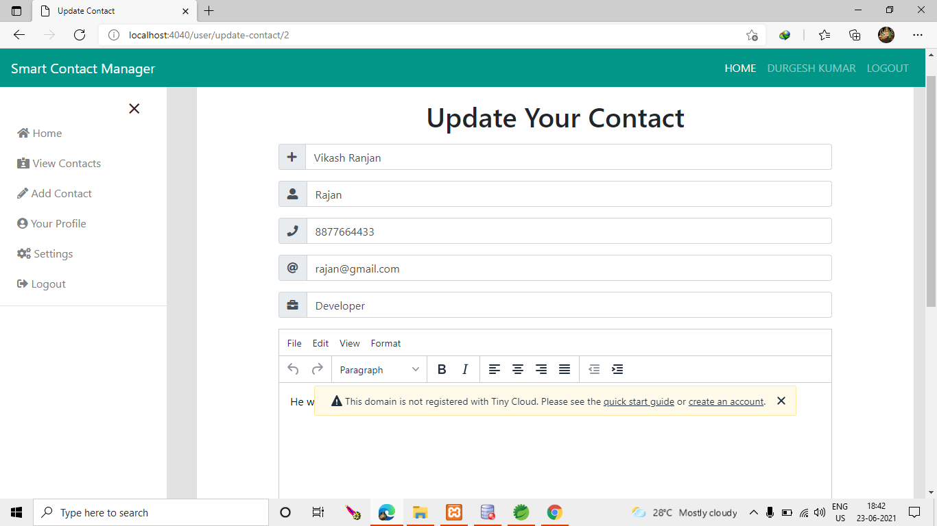 GitHub - durgeshkumargupta/Smart-Contact-Manager-Using-Spring-Boot