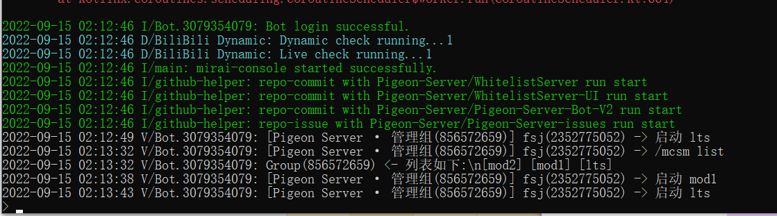 使用启动命令时部分服务端无法获取人数信息导致强制重启 · Issue #3 · limbang/mirai-console-mcsm-plugin · GitHub