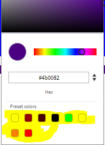 cpPresetColorsChange functionality is not working. · Issue #167 · zefoy/ngx-color-picker · GitHub