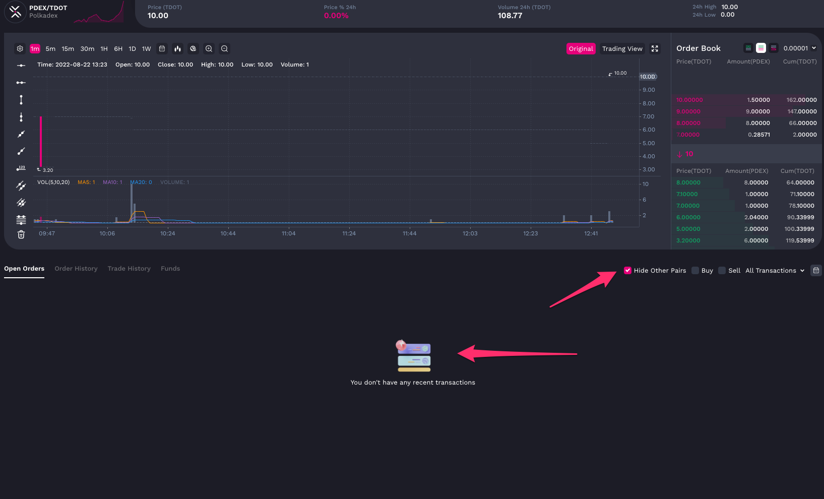 Filter for Orders to hide Other Pairs is broken · Issue #228 · Polkadex-Substrate/Polkadex-Open ...
