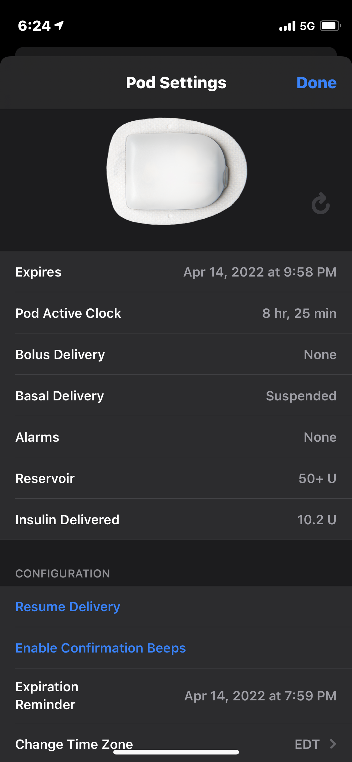 Suspend Beeps continue after Pod Resumes due to bolus. · Issue #1669 ...