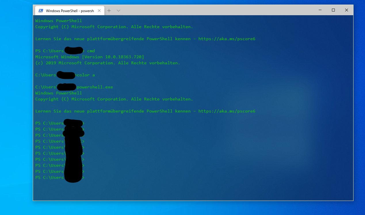 Change Text Color In Windows PowerShell Issue 5070 Microsoft 