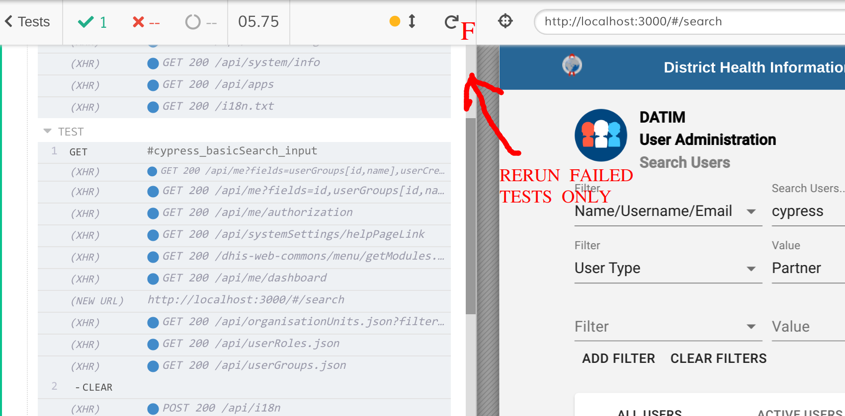 Cypress Test Runner Rerun Failed Tests · Issue 7179 · Cypress Iocypress · Github