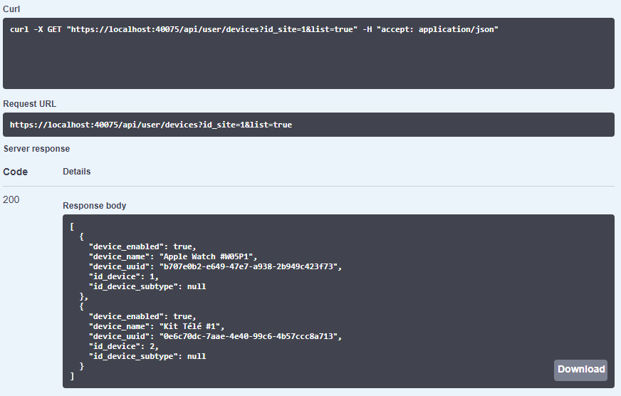 Get function UserQueryDevice / DBManagerTeraUserAccess · Issue #61 ...