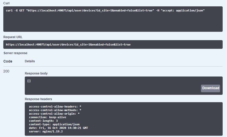 Get function UserQueryDevice / DBManagerTeraUserAccess · Issue #61 ...