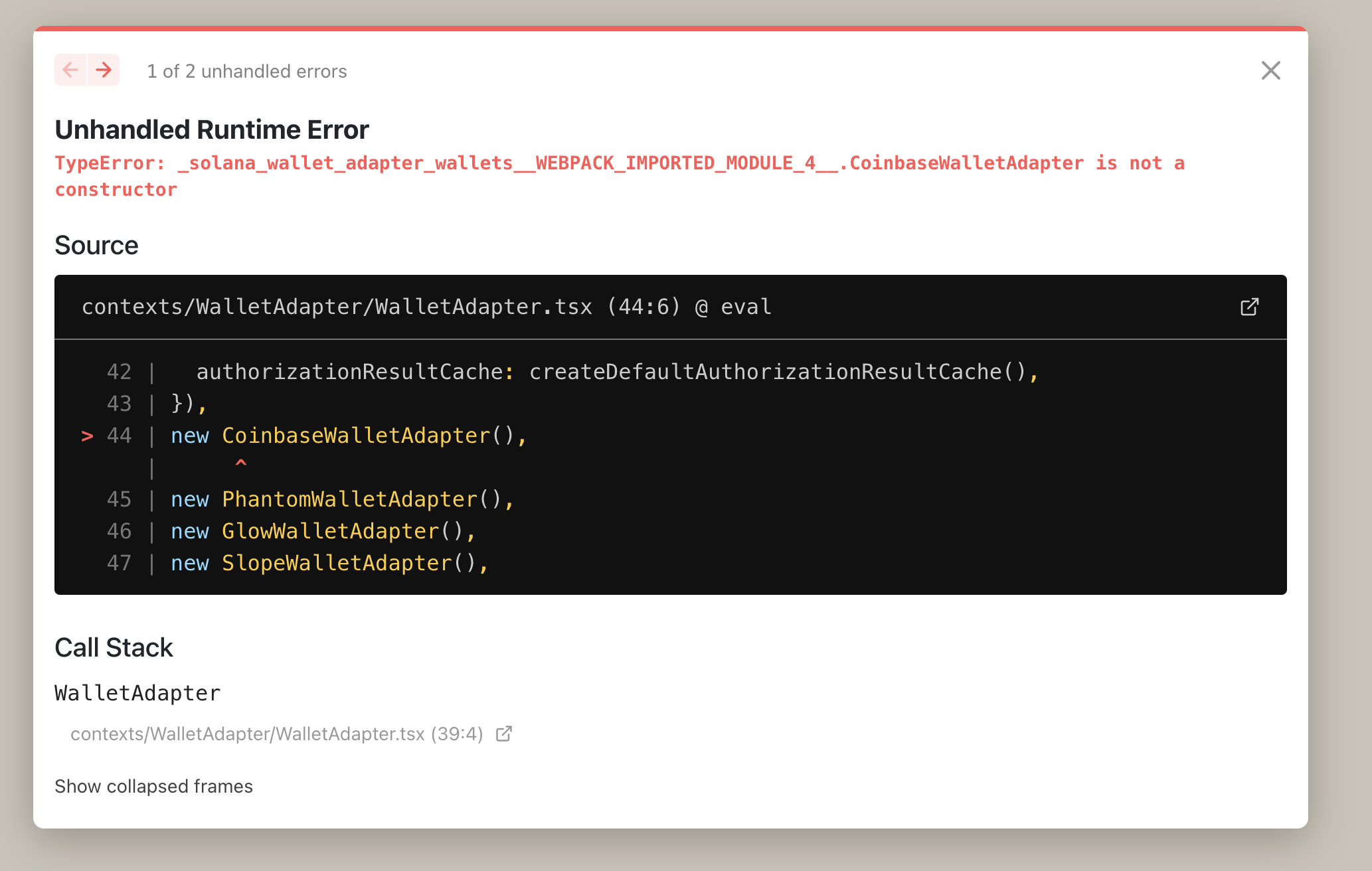 CoinbaseWalletAdapter is not a constructor · Issue #458 · anza-xyz/wallet-adapter · GitHub