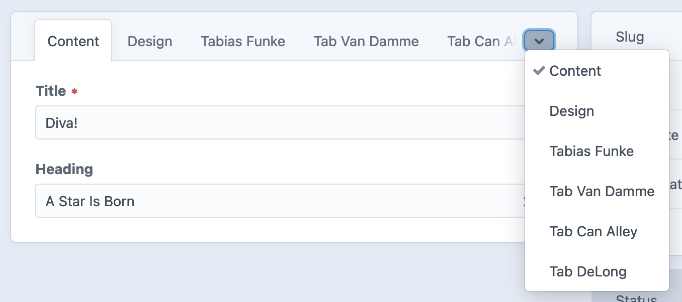 Tabs redesign · Issue #7299 · craftcms/cms · GitHub