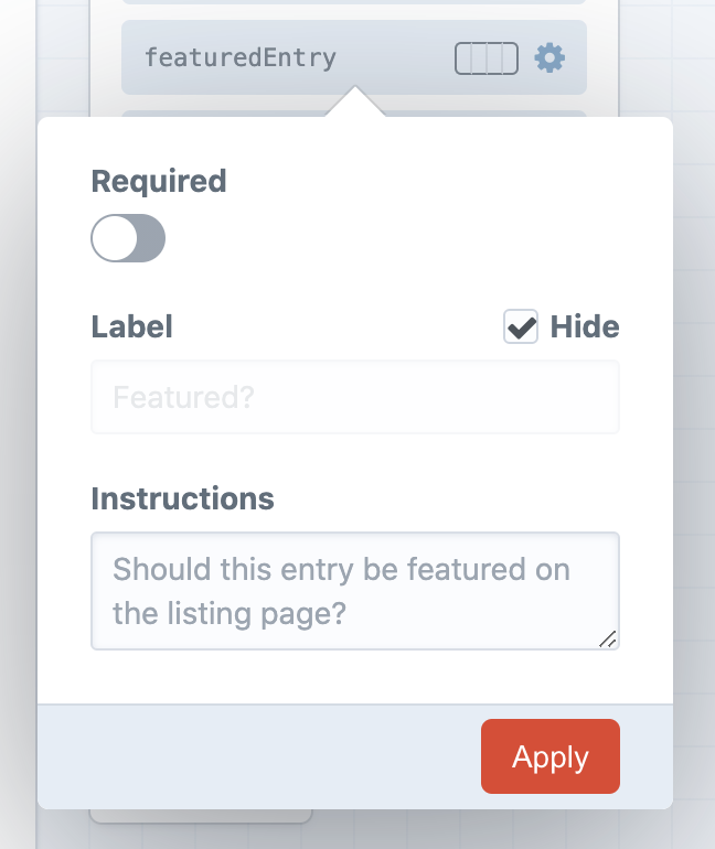 Ability to hide field labels and instructions from the field designer · Issue #6608 · craftcms ...