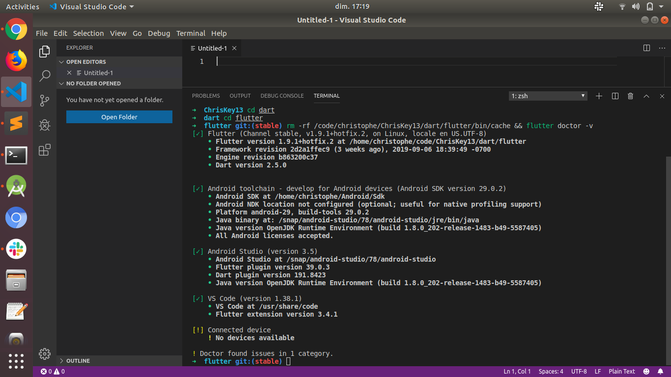 Flutter does not recognize My Huawei P9 - Android Phone V7.0 / PC ...