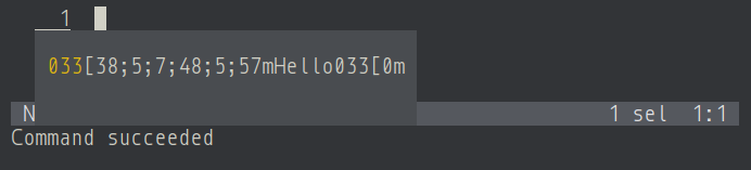 Shell escape codes in output of `run-shell-command` · Issue #7951 · helix-editor/helix · GitHub